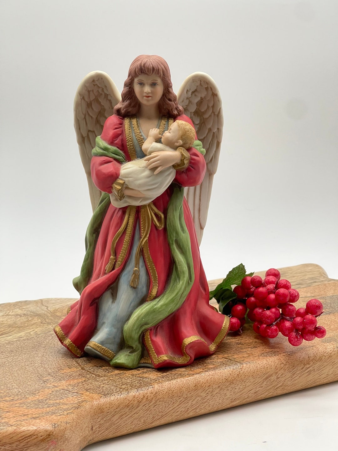 Christmas Angel With Heavenly Baby - Etsy