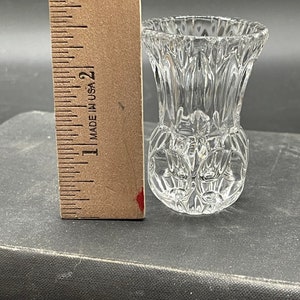 Clear Glass Toothpick Holder Molded - Etsy