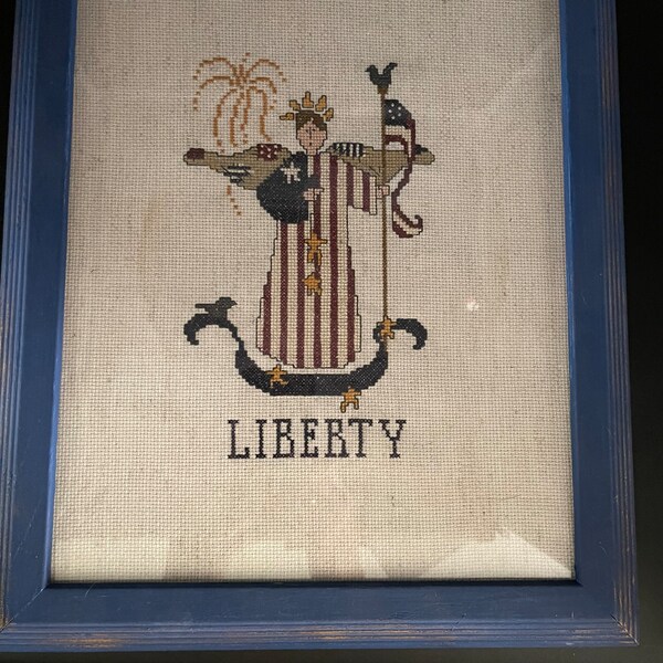 Lady Liberty Cross Stitch - Etsy