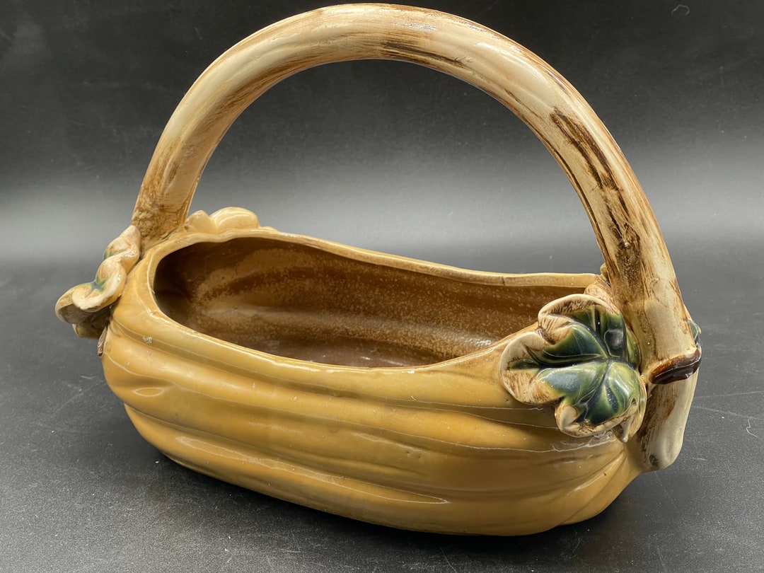 Pottery Basket/planter Rustic Hand Made - Etsy