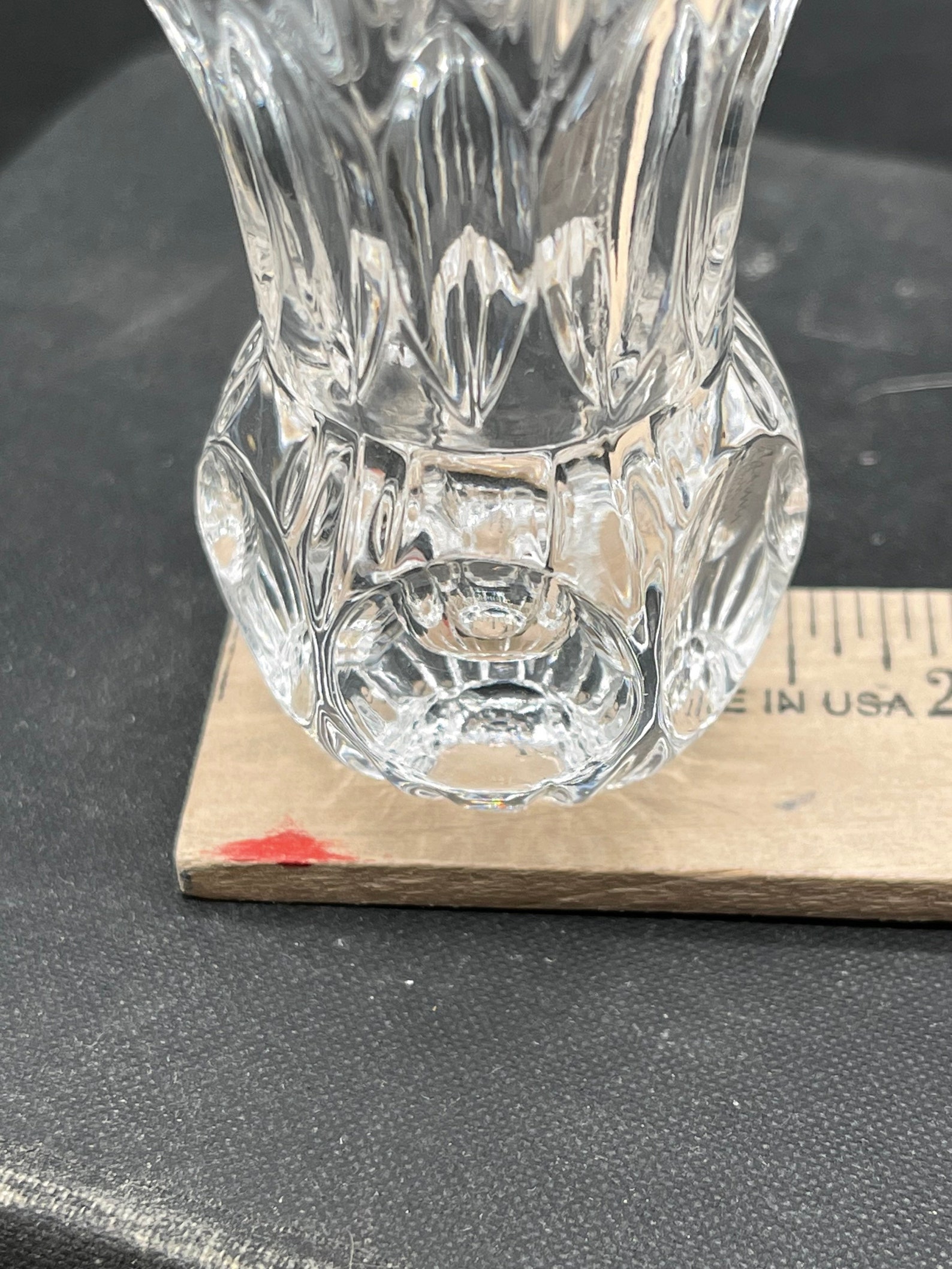 Clear Glass Toothpick Holder Molded - Etsy