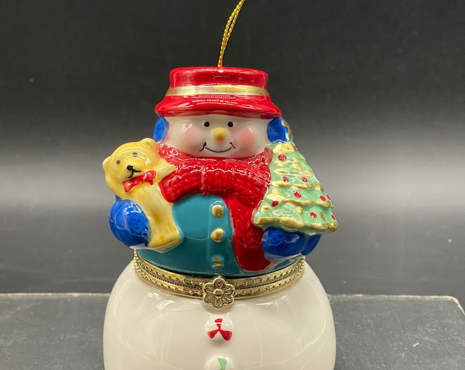 Mr. Christmas Snowman Musical Animated Skaters Ornament - Etsy