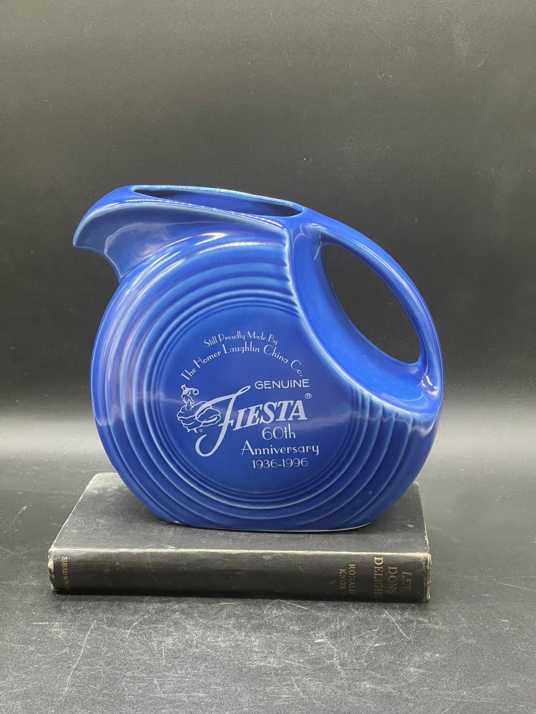 Fiesta Sapphire Blue 60th Anniversary Full Sized Disc Pitcher ...