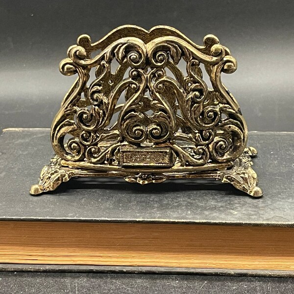 Brass Letter Holder - Etsy