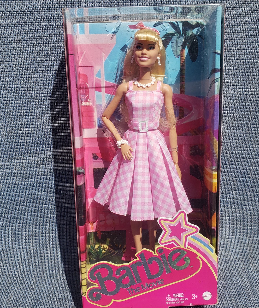 Barbie the Movie Doll: Pink Gingham Dress - Etsy