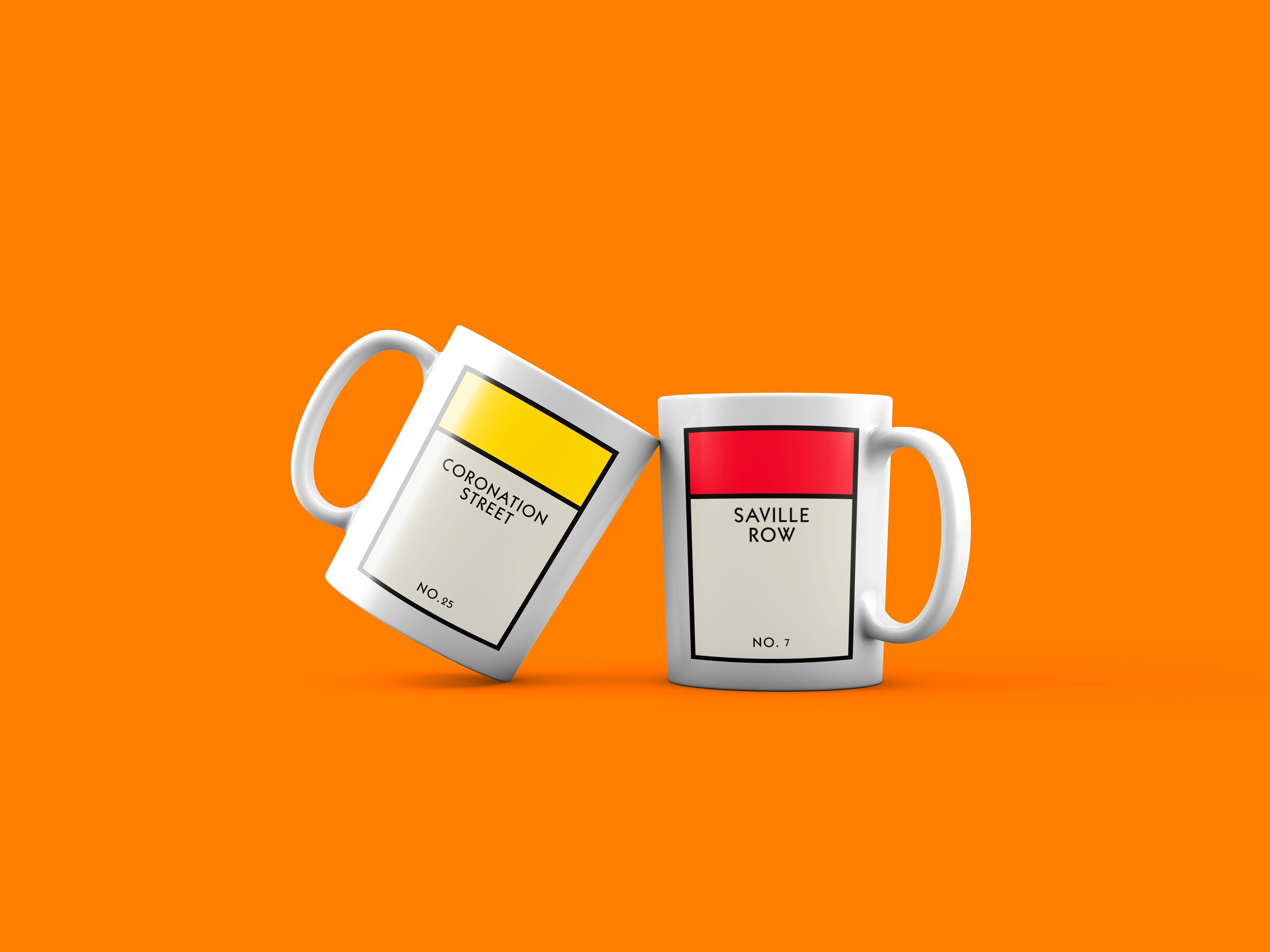Personalised Monopoly Property Card Cup - Choose Your Colour and Get ...