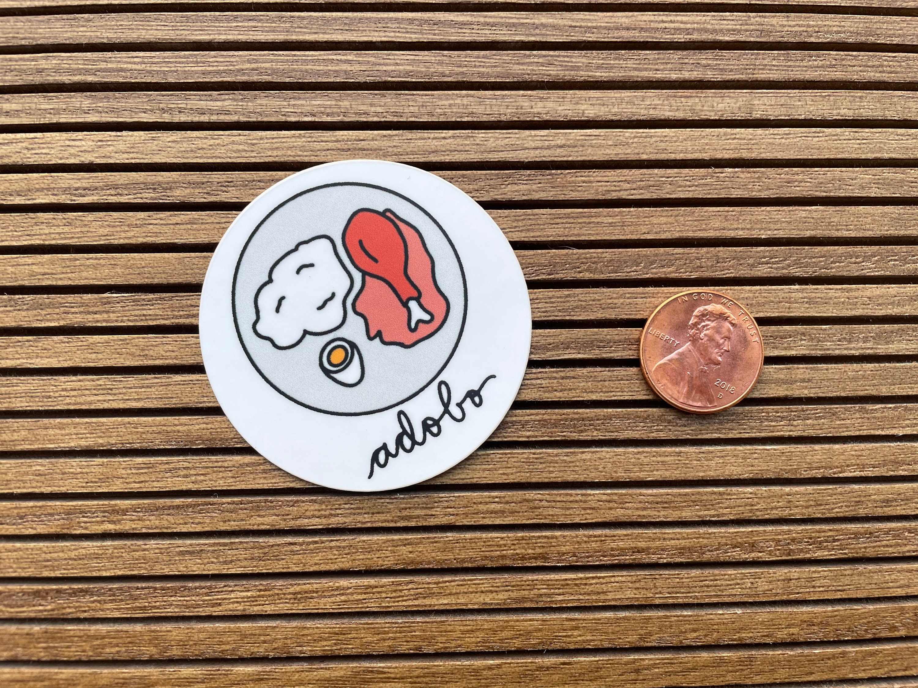 3 Pack or 6 Pack Filipino Food Stickers Laser Cut Original - Etsy