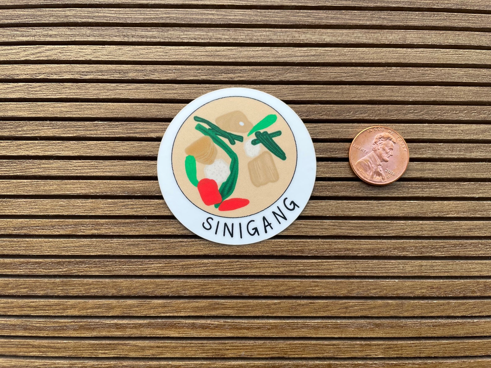 3 Pack or 6 Pack Filipino Food Stickers Laser Cut Original - Etsy