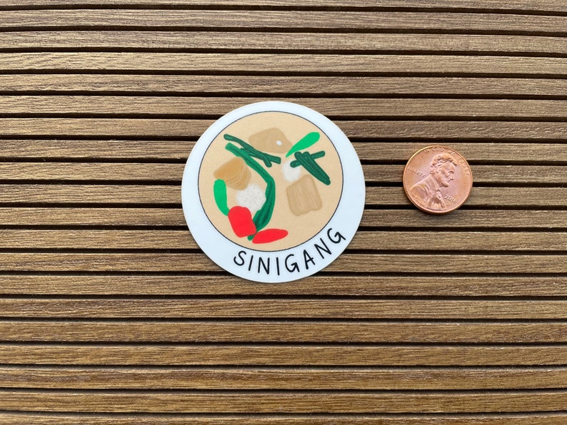 3 Pack or 6 Pack Filipino Food Stickers - Laser Cut, Original Designs ...