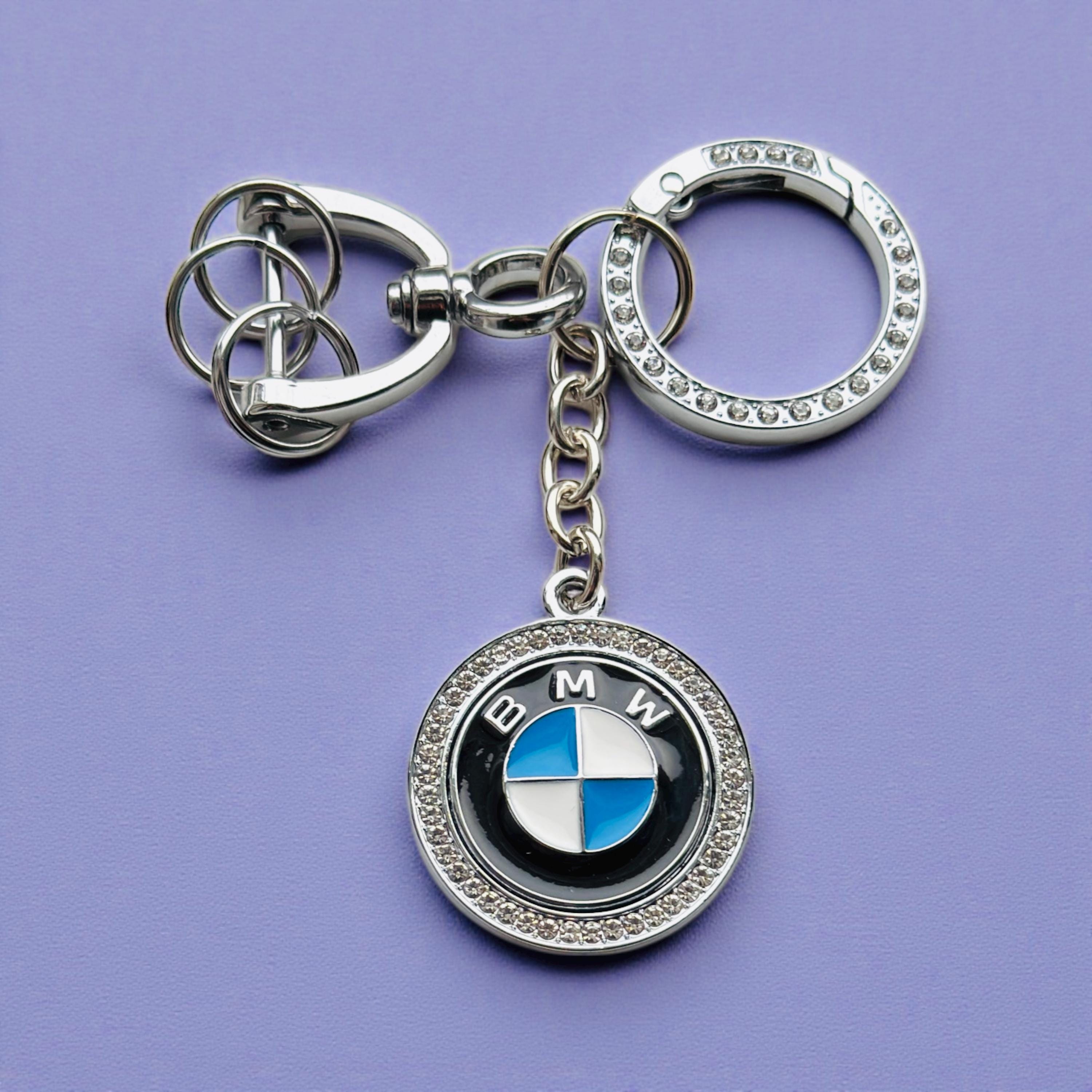 BMW Key Ring With Rhinestone Embellishments - Perfect Accessory for BMW ...