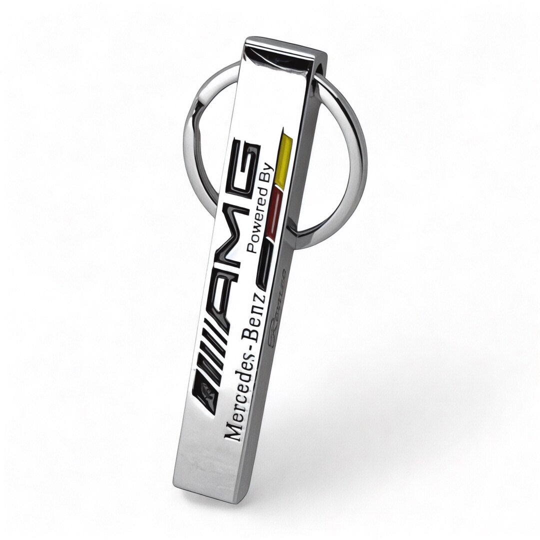 Solid Mercedes Benz, AMG Keychain | Steel & Chrome Plated Keyring ...