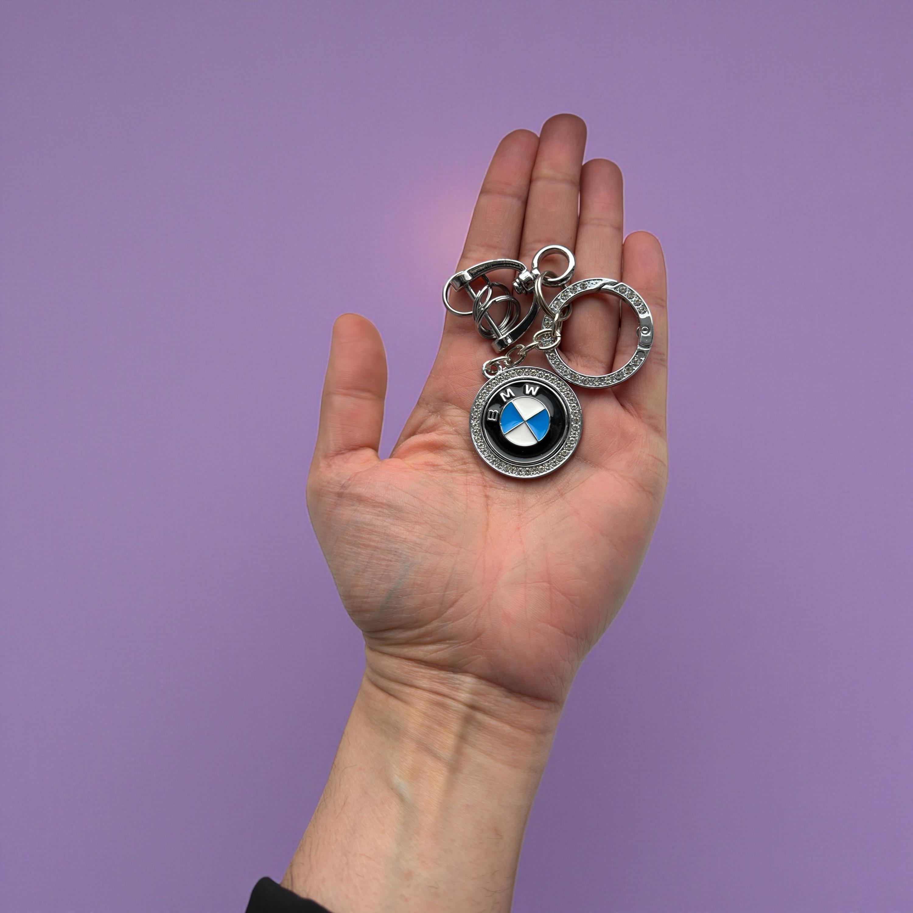 BMW Key Ring With Rhinestone Embellishments - Perfect Accessory for BMW ...