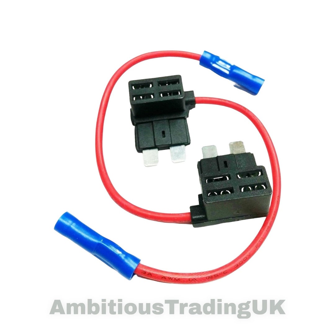 Utility Nest Dual Fuse Tap Add-a-circuit Easy Install Blade Fuse Holder ...