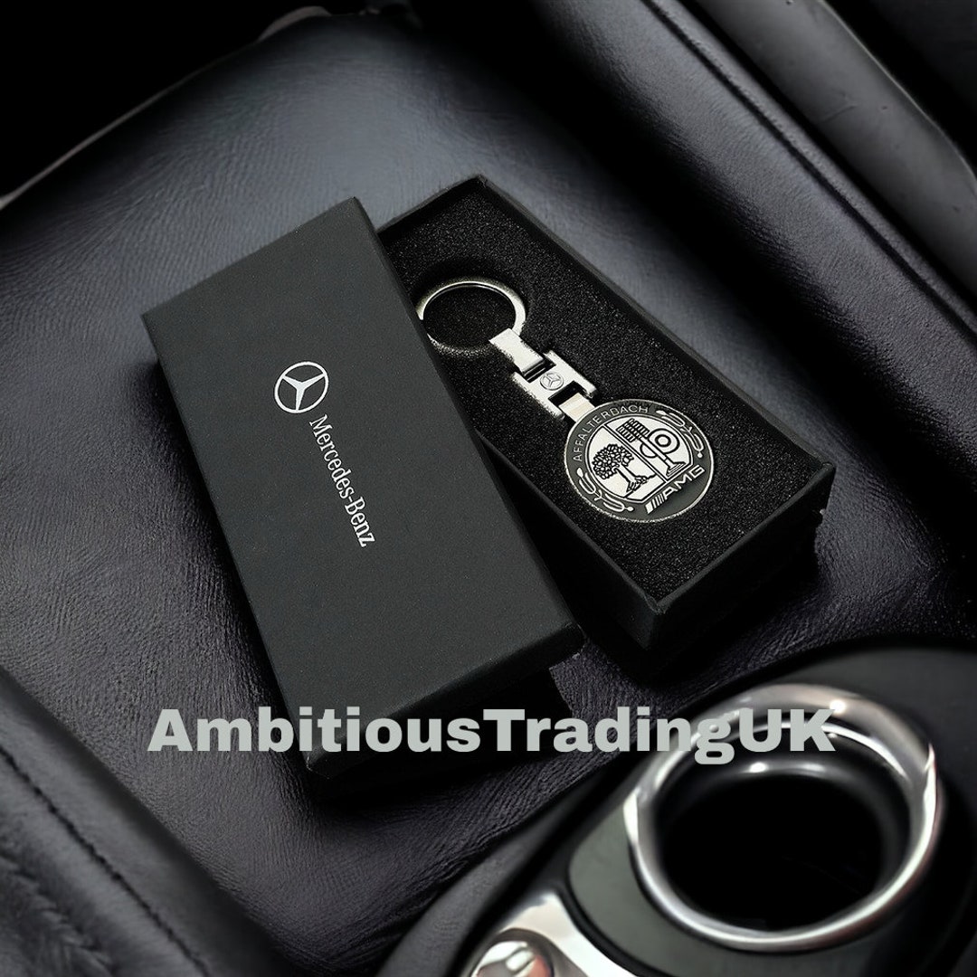 Mercedes Benz AMG, Affalterbach HQ, Double Sided Key Ring / Key Chain ...