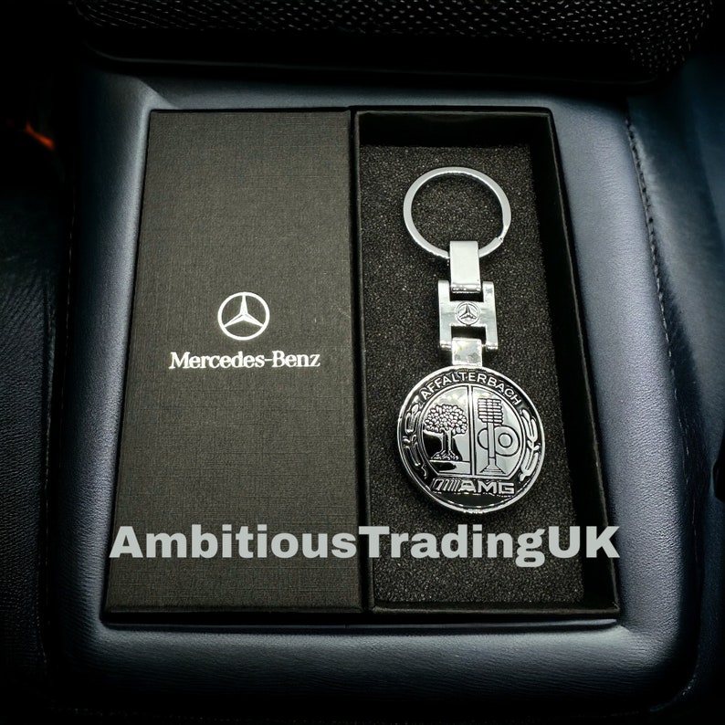 Mercedes Benz AMG, Affalterbach HQ, Double Sided Key Ring / Key Chain ...