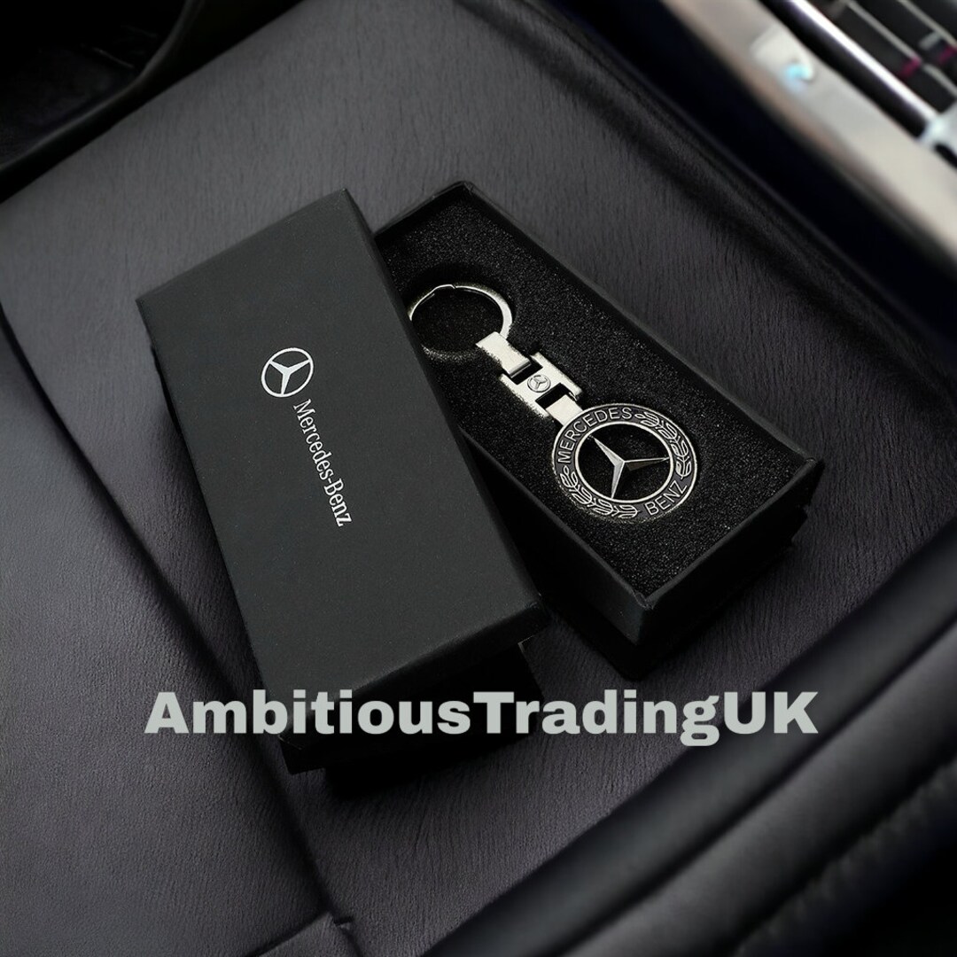 Mercedes Benz AMG, Hollow Wheat Double Sided Key Ring / Key Chain ...