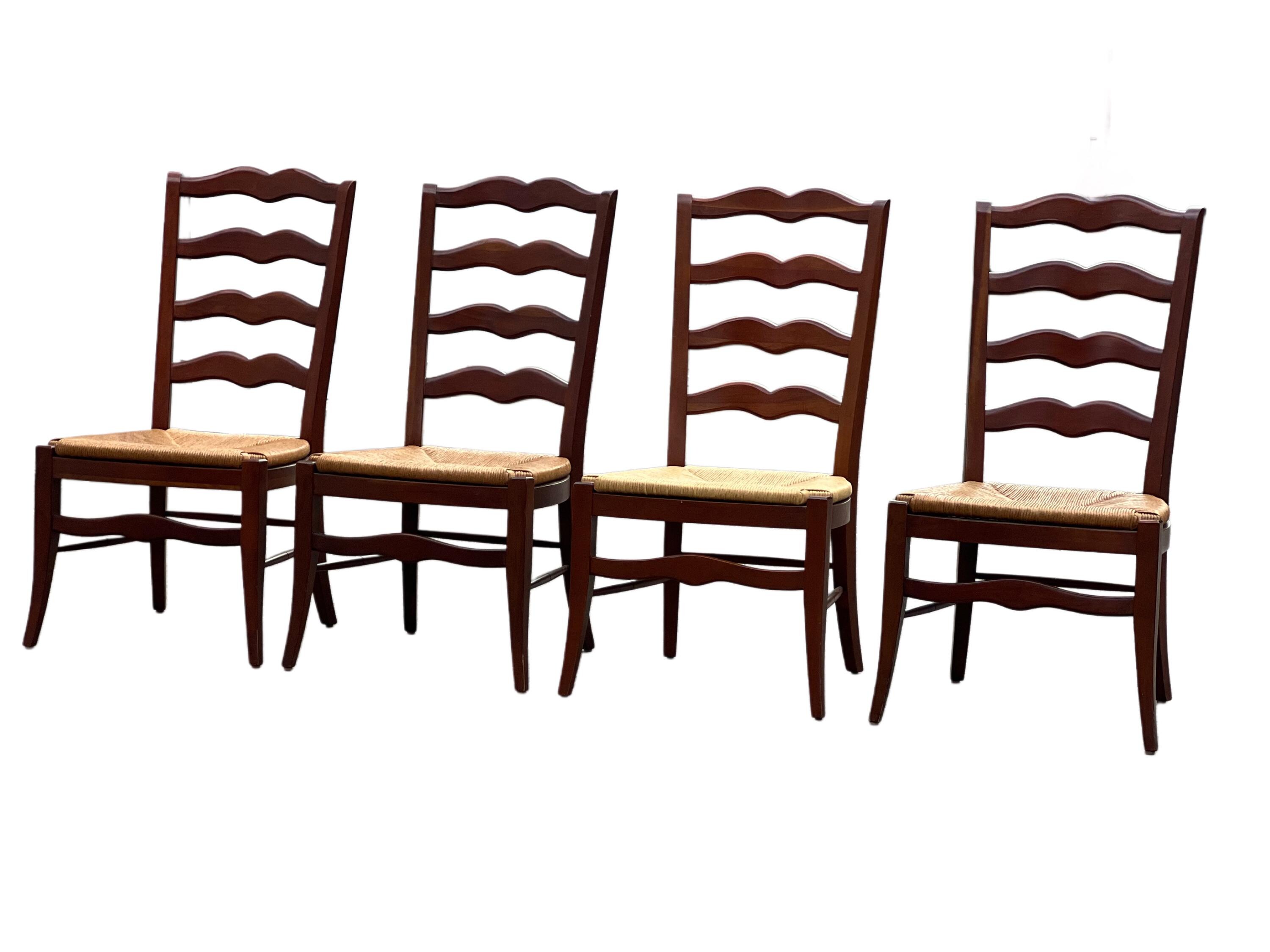 Ethan Allen Faux Bamboo Game Table & Chairs - Etsy