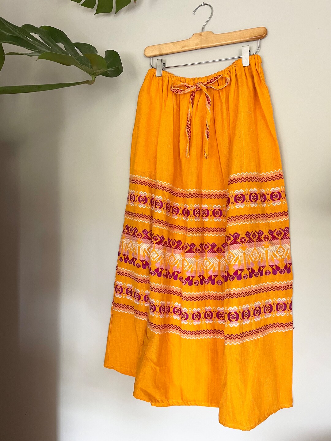 Vintage Traditional Latin American Embroidered Maxi Skirt - Etsy