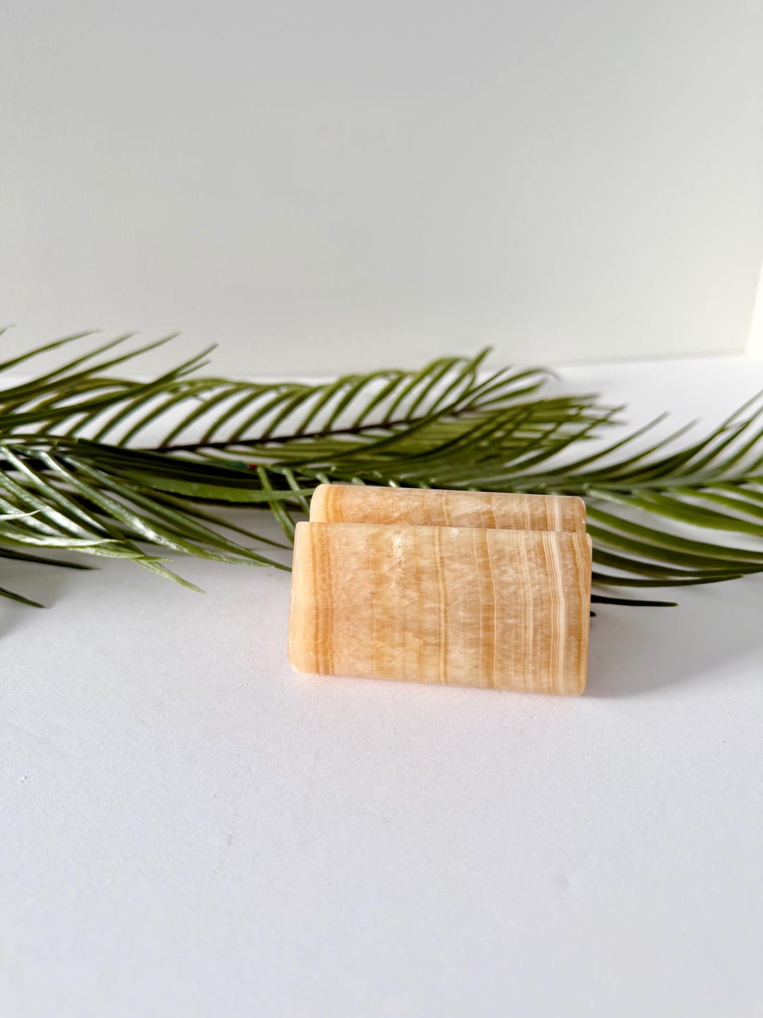 Vintage Orange Calcite Card Holder - Etsy