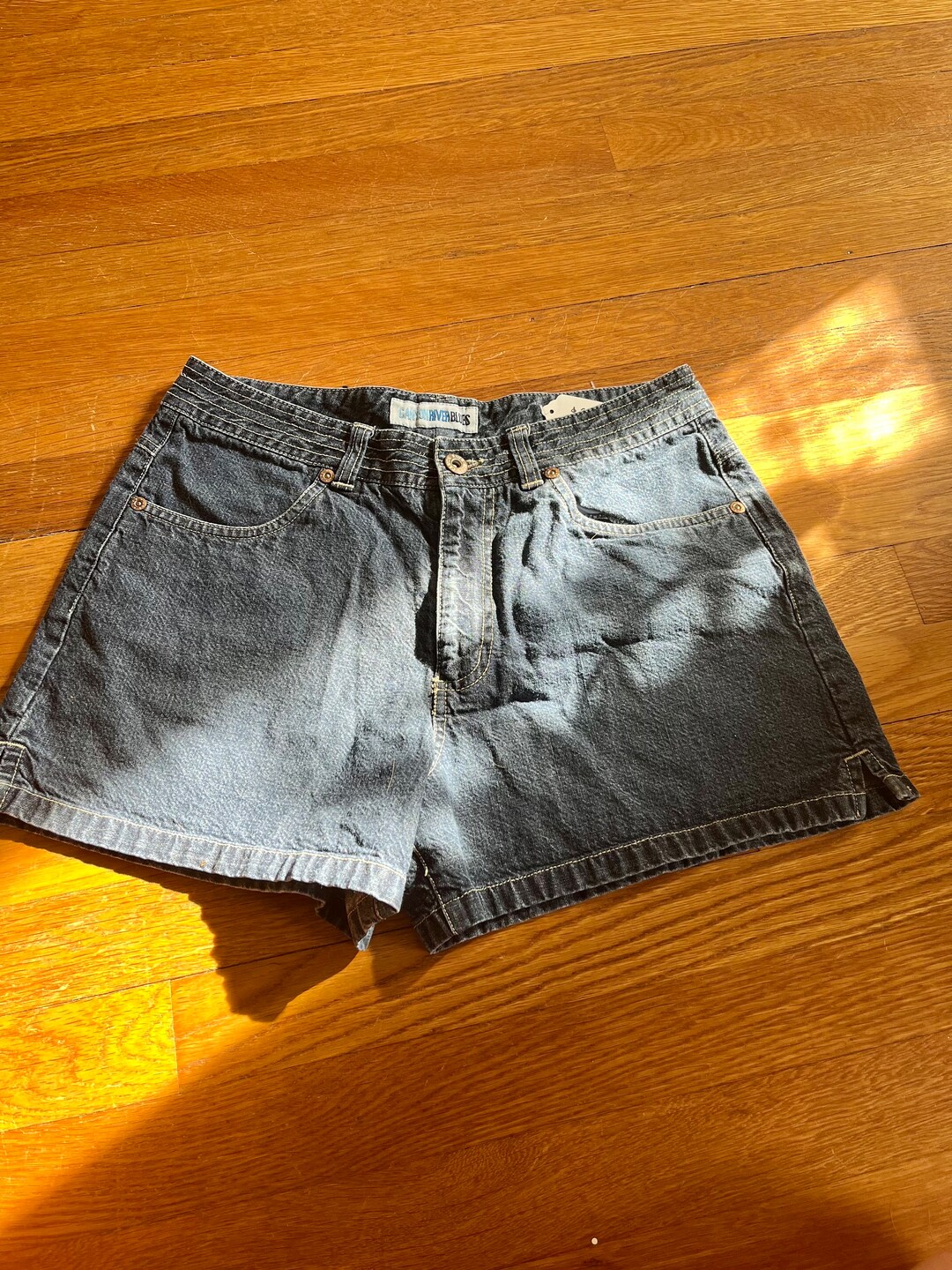 Vintage Canyon River Mid Rise Denim Shorts - Etsy