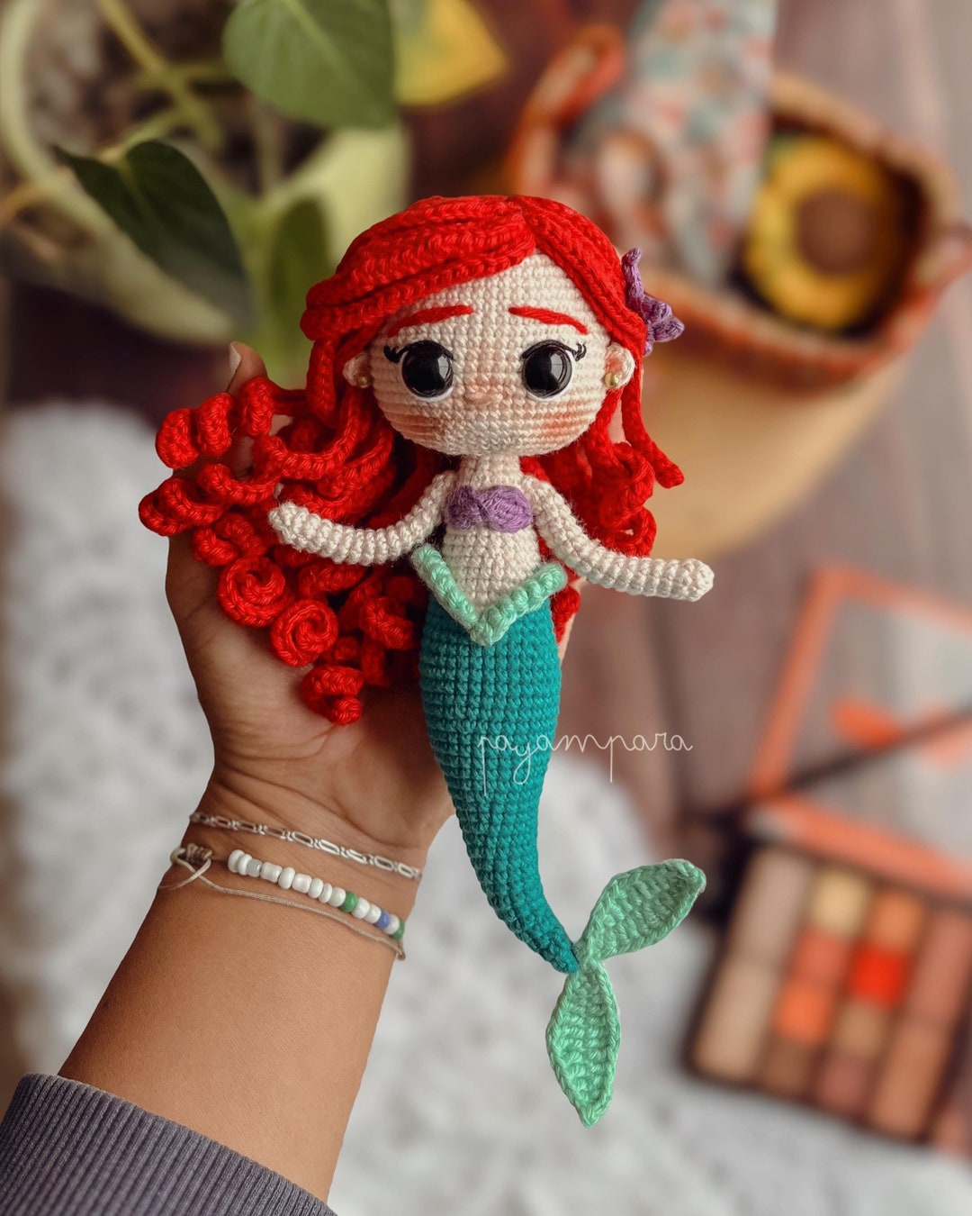 La Sirenita Patrón amigurumi Doc PDF ESP/ENG - Etsy México