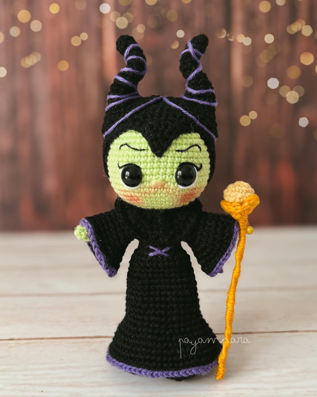 Maleficent - Villain - Amigurumi Pattern ESP/ENG - Etsy