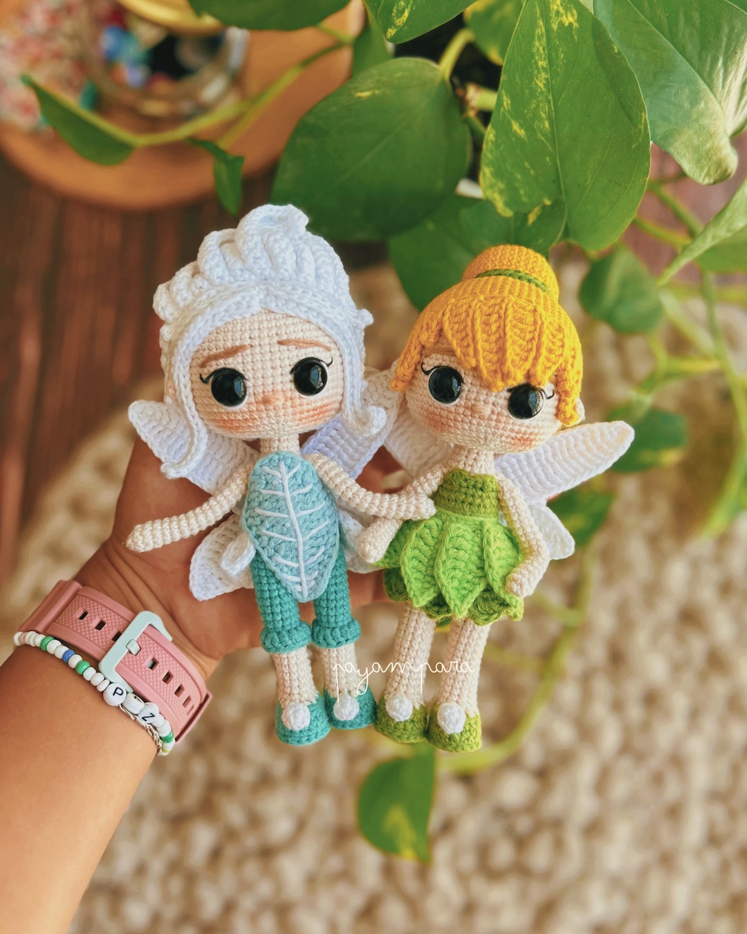 TINKERBELL and PERIWINKLE – Amigurumi Pattern – PDF Doc - Esp/eng - Etsy