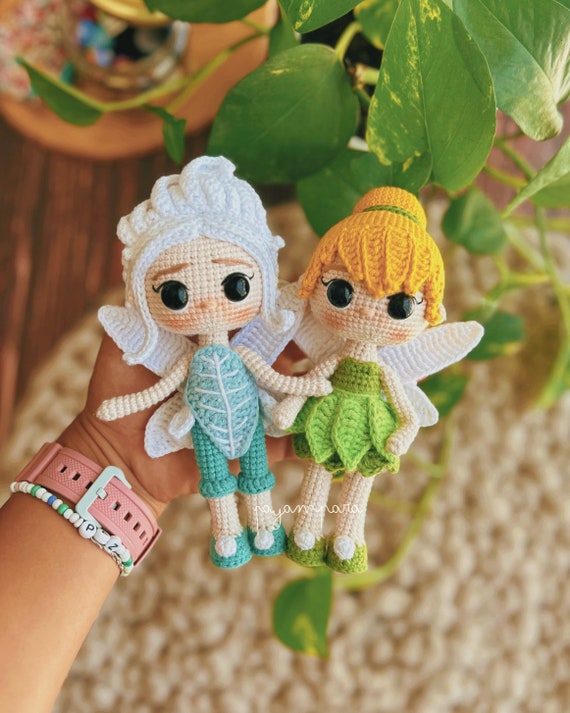 Tinkerbell Knitting Pattern Marinda Creations Fairyland 8" Baby Doll