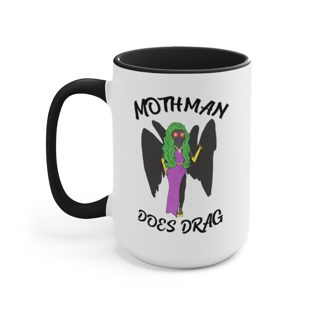 Mothman Does Drag Accent Mug Coffee Tea Mug Weird Gifts - Etsy