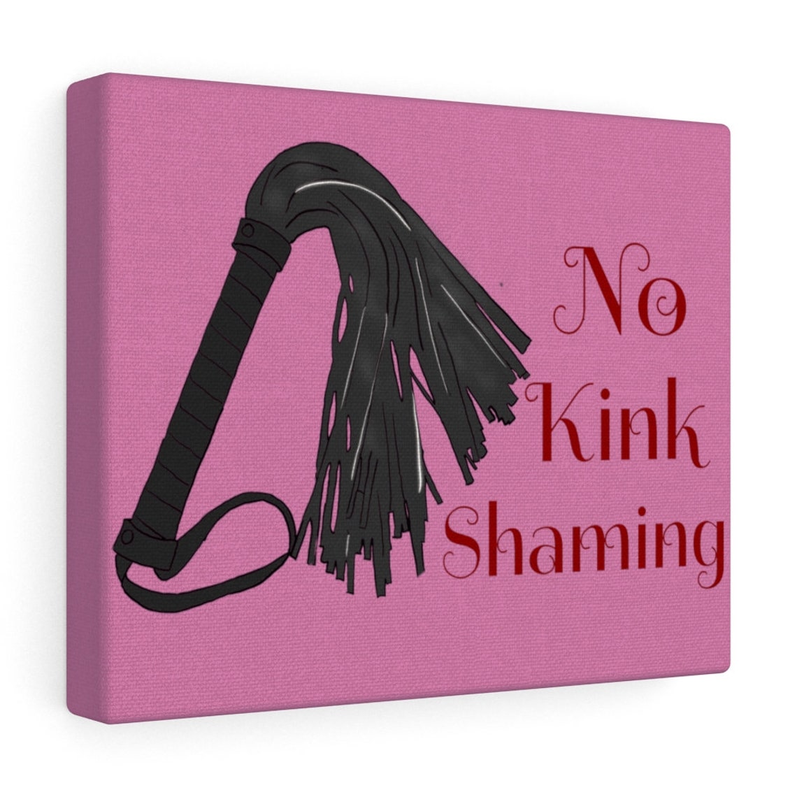 No Kink Shaming Canvas Gallery Wraps Wall Art Funny Gifts Home | Etsy