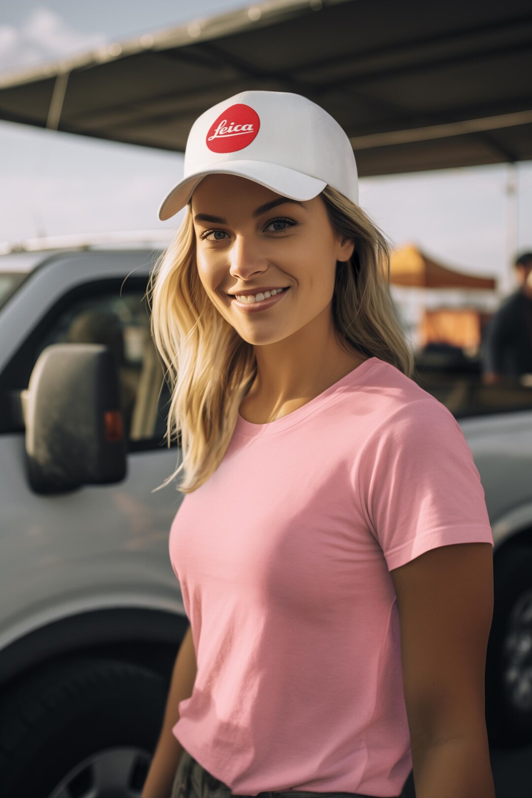 Leica Dad Hat With Round Leather Patch, Leica Hat, Cap for Photography ...