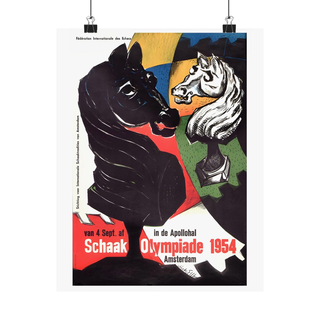 Chess Tournament Poster, Schaak, Schach, Echecs, Ajedrez, Game Room ...