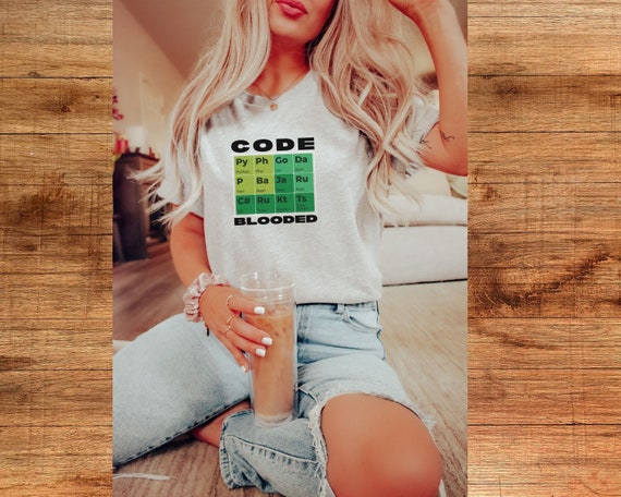 Code Blooded Programmer Periodic Table/ Funny Programming - Etsy