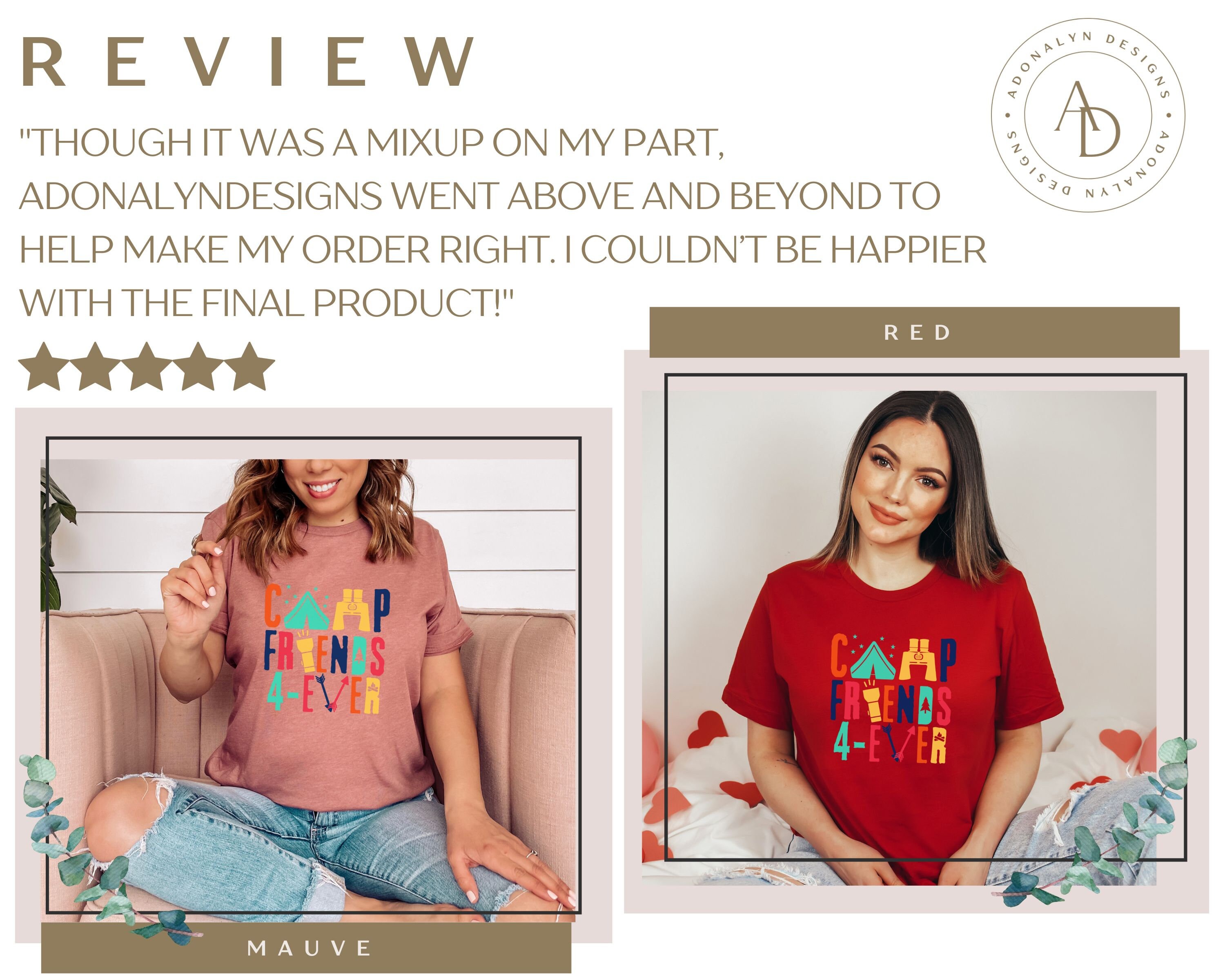 Camp Friends Forever Shirt Gift for YW Camp Kids Camping Tee Friends ...