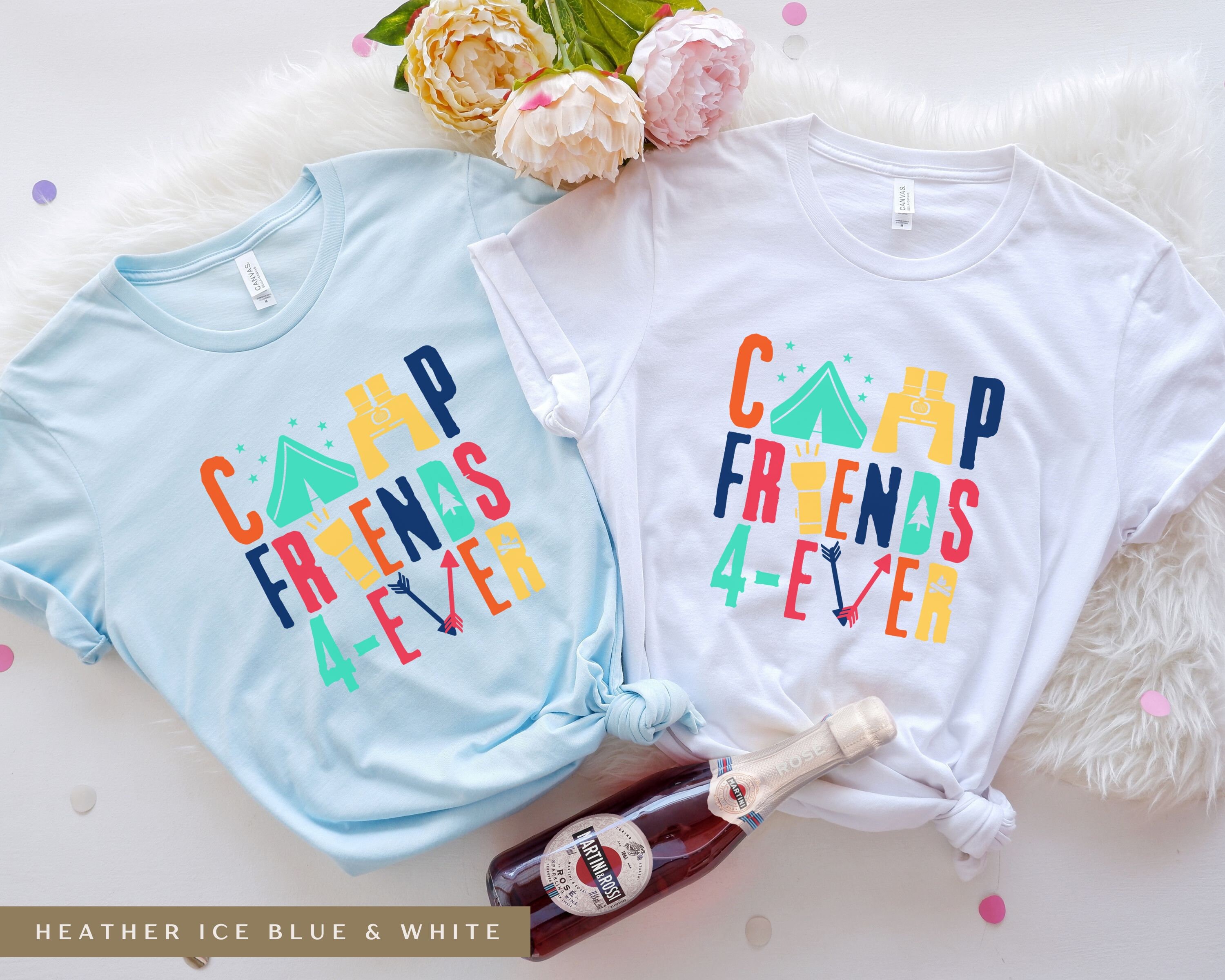 Camp Friends Forever Shirt Gift for YW Camp Kids Camping Tee Friends ...