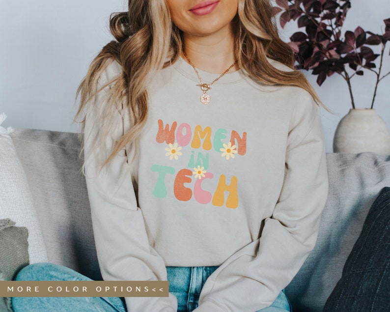 Women in Technology Tech Sweatshirt/ Girls Who Code Gift/ IT - Etsy