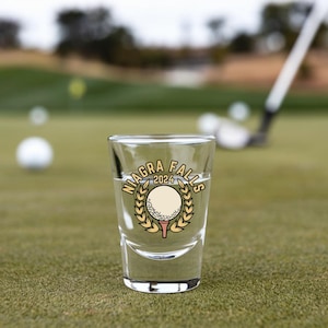 Custom Golf Shot Glass Golf Bachelor Party Shot Glass for Golf Trip ...
