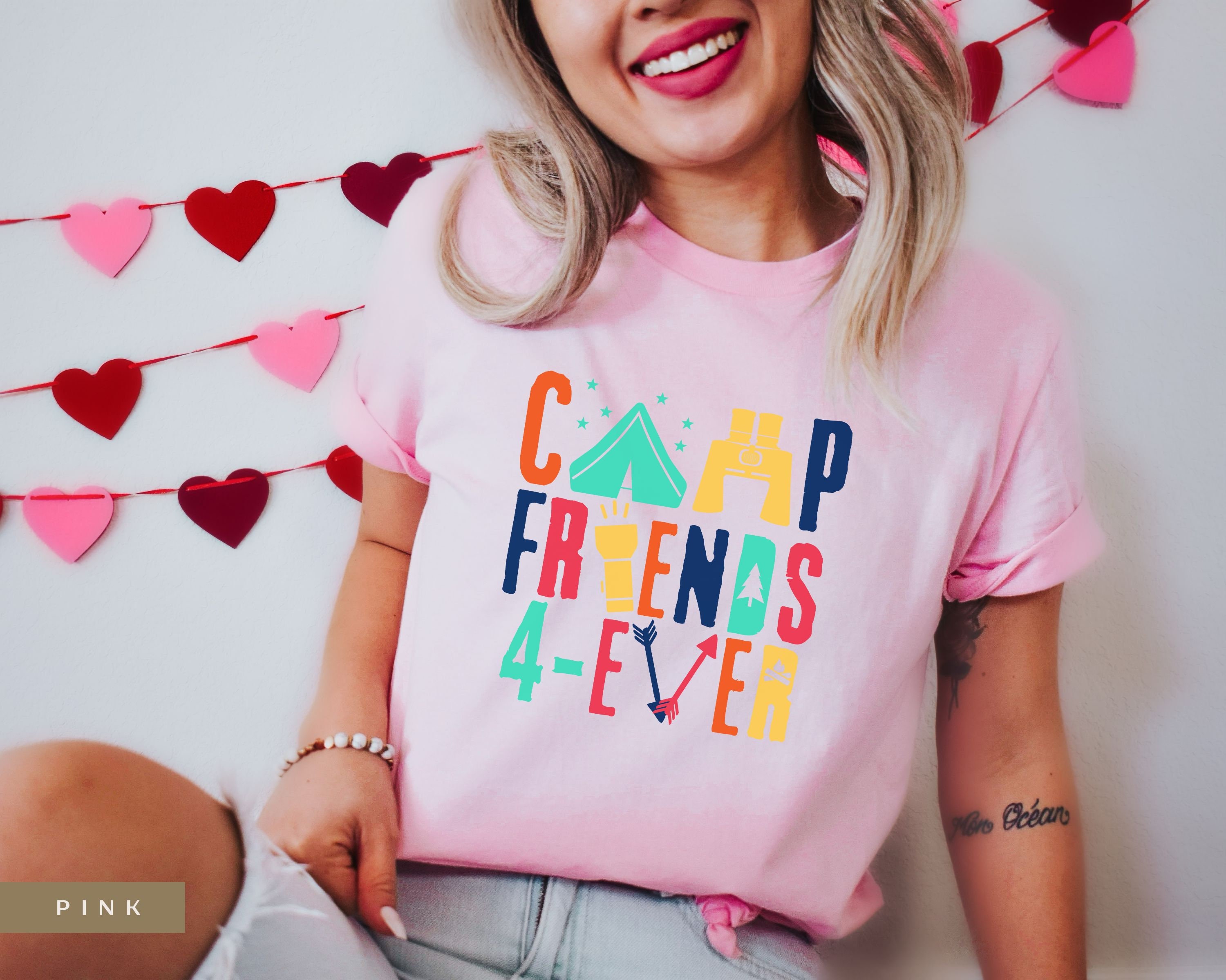 Camp Friends Forever Shirt Gift for YW Camp Kids Camping Tee Friends ...