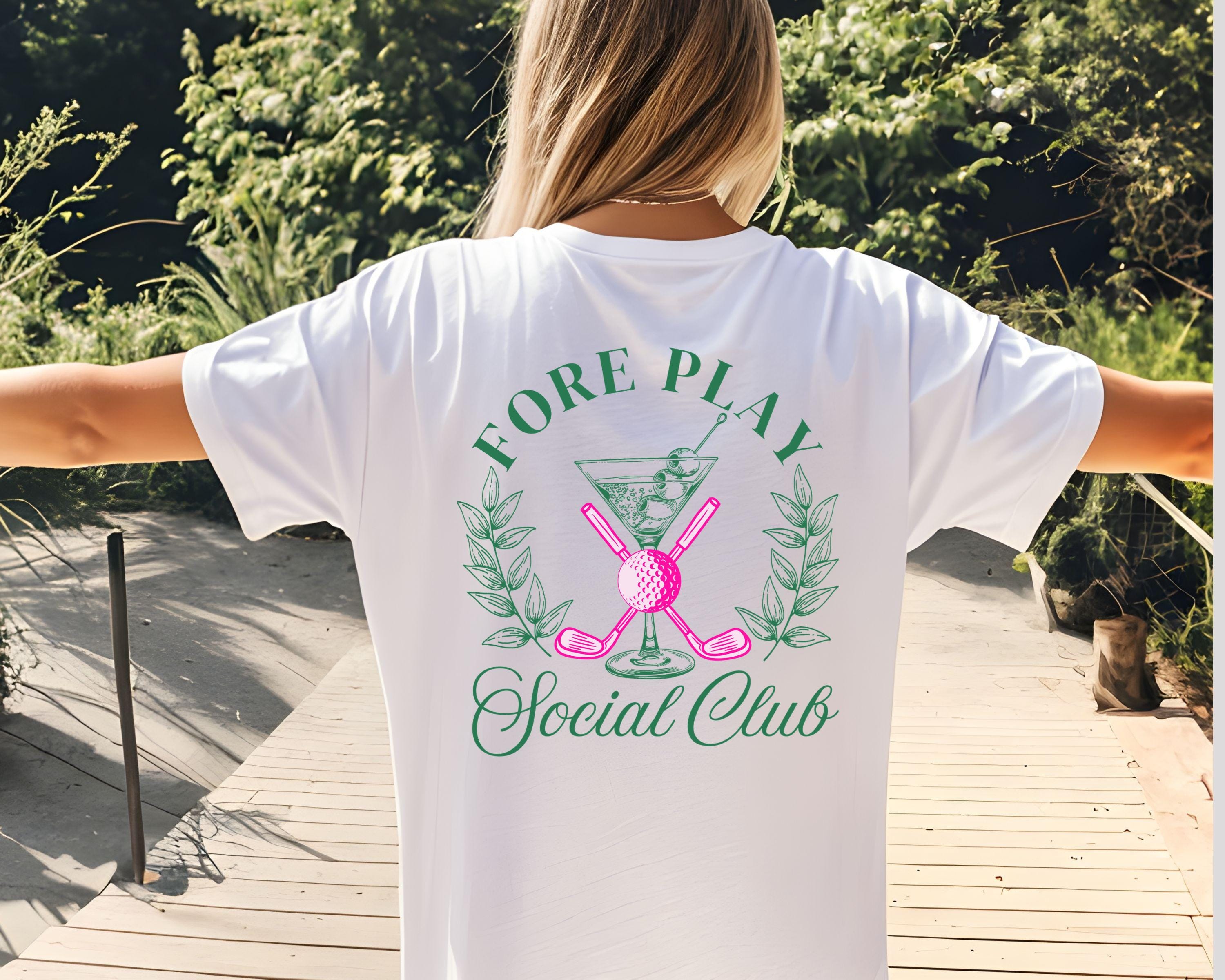 Funny Golf Shirt Country Club Apparel Women Country Club Shirt Woman ...