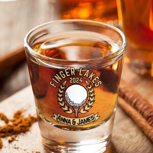 Custom Golf Shot Glass Golf Bachelor Party Shot Glass for Golf Trip ...