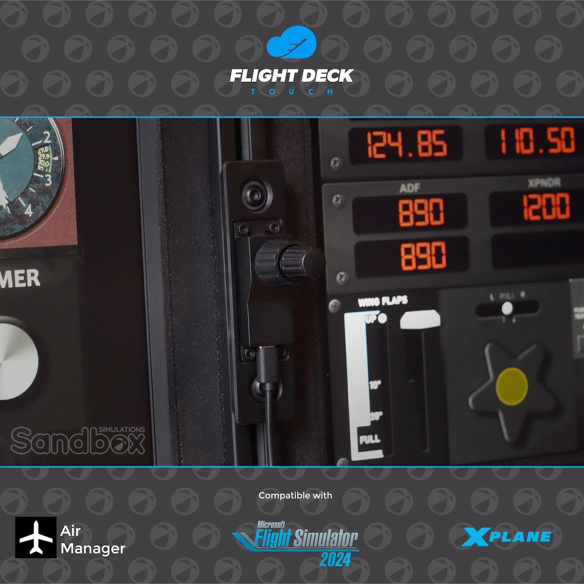 Flight Simulator Cockpit: Dual Touchscreen, Knobster, Air Manager ...