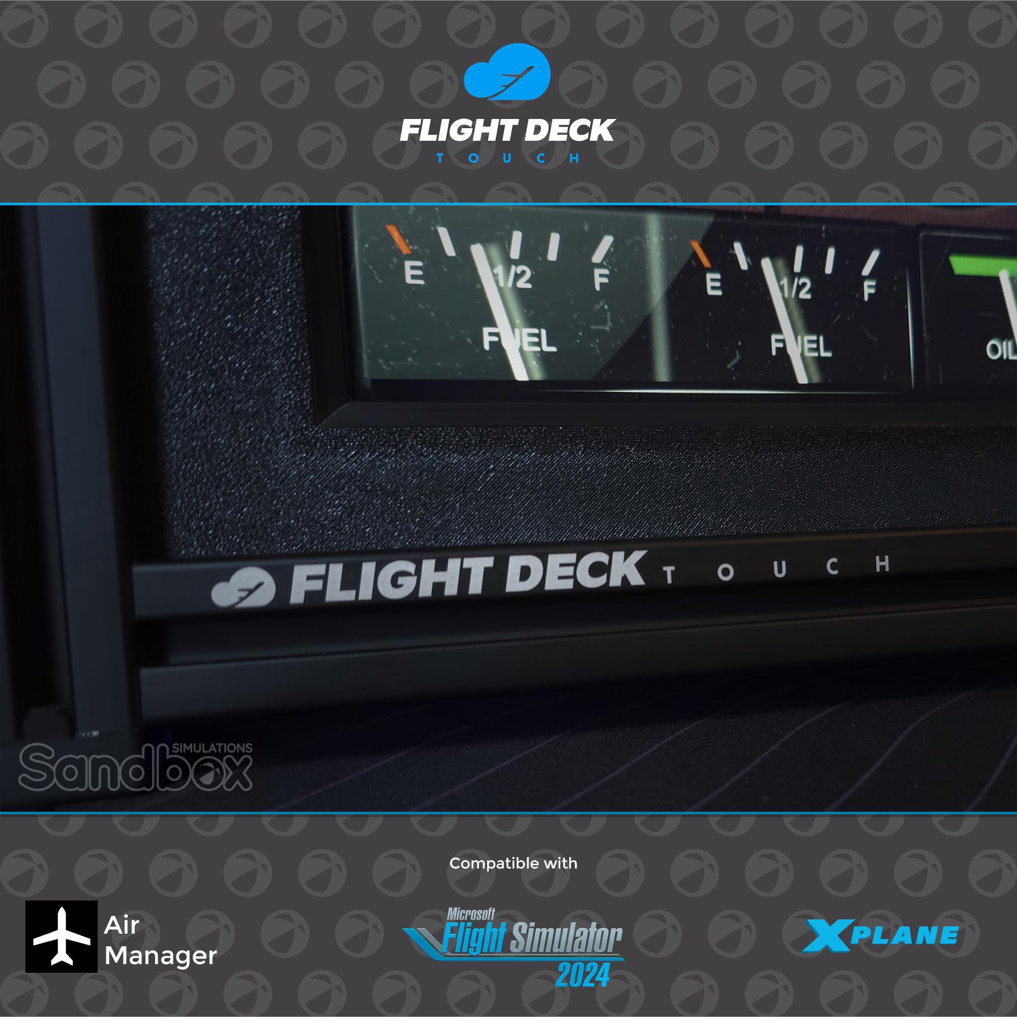 Flight Simulator Cockpit: Dual Touchscreen, Knobster, Air Manager ...
