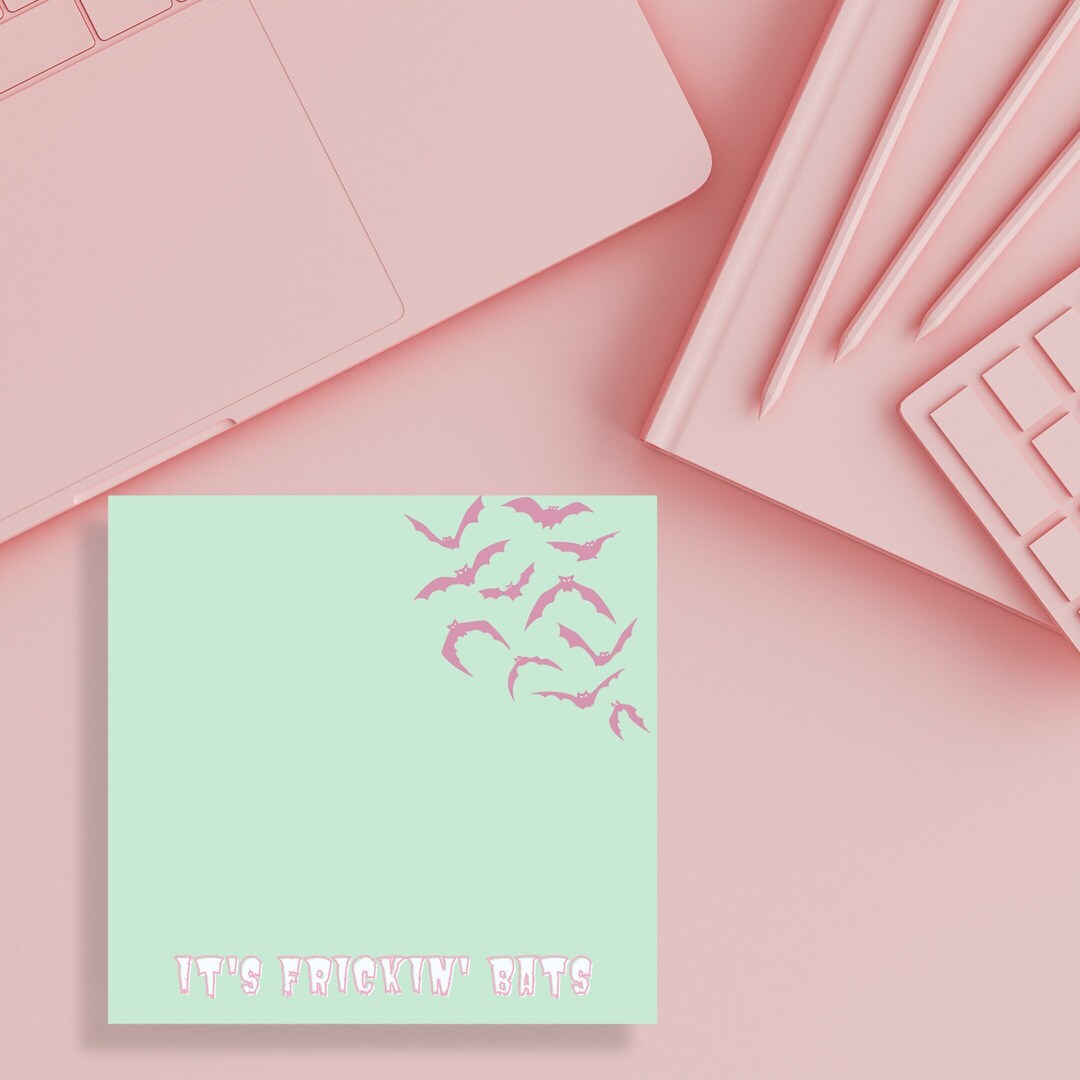 It's Frickin Bats Post It Notes Funny Post Its Post Its - Etsy