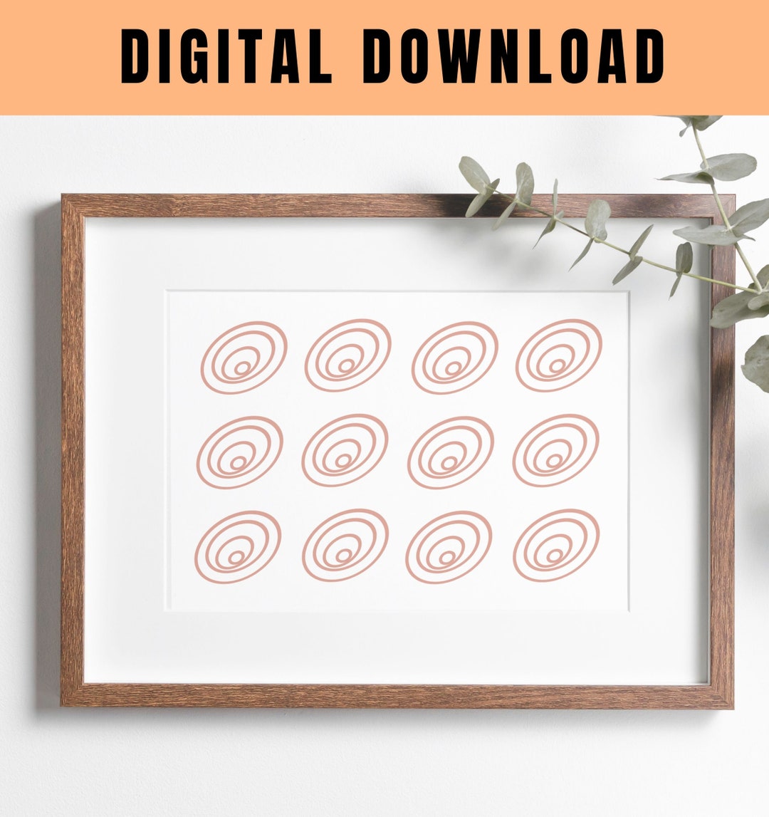 Bass Abstract Wall Art - PRINTABLE Wall Art , Retro Wall Art Home Decor ...
