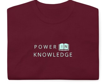 Knowledge is Power Shirt - Etsy