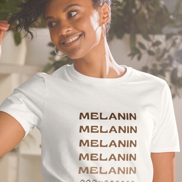 Melanin T Shirt Etsy