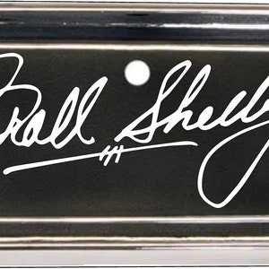 Carroll Shelby Signature Decal: White Vinyl Cut Out + Bonus Decal - Etsy