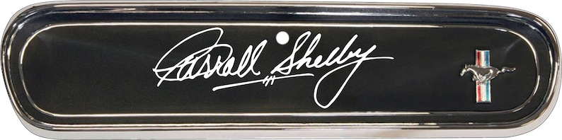 Carroll Shelby Signature Decal: White Vinyl Cut Out + Bonus Decal - Etsy