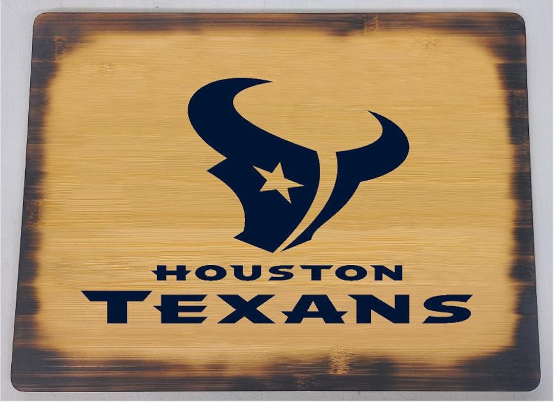 Custom Houston Texans Laser Engraved Cutting Board 11" X 15" Food Safe ...