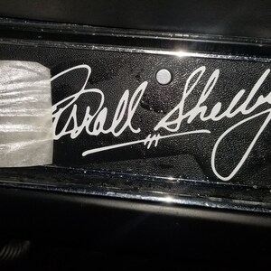Carroll Shelby Signature Decal: White Vinyl Cut Out + Bonus Decal - Etsy
